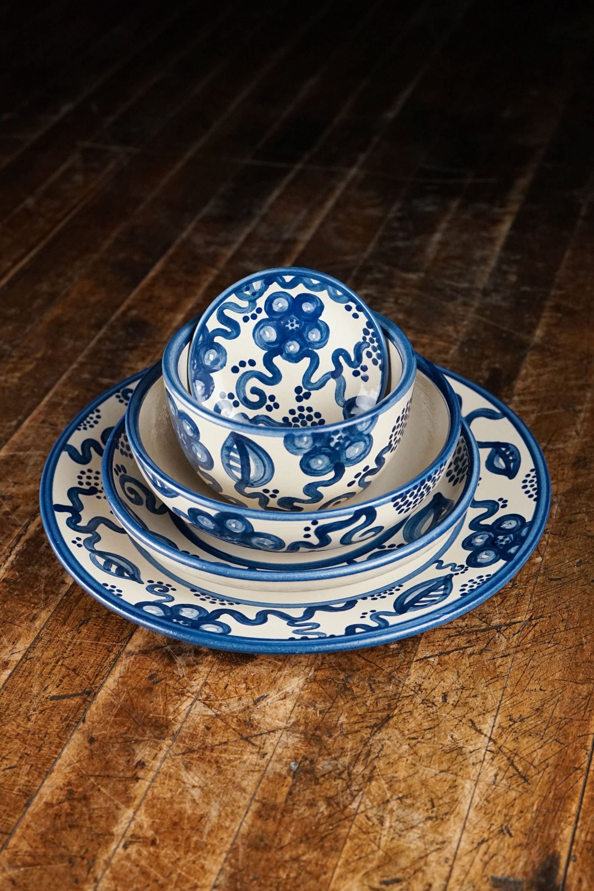 Blue Flower | Hadley Pottery