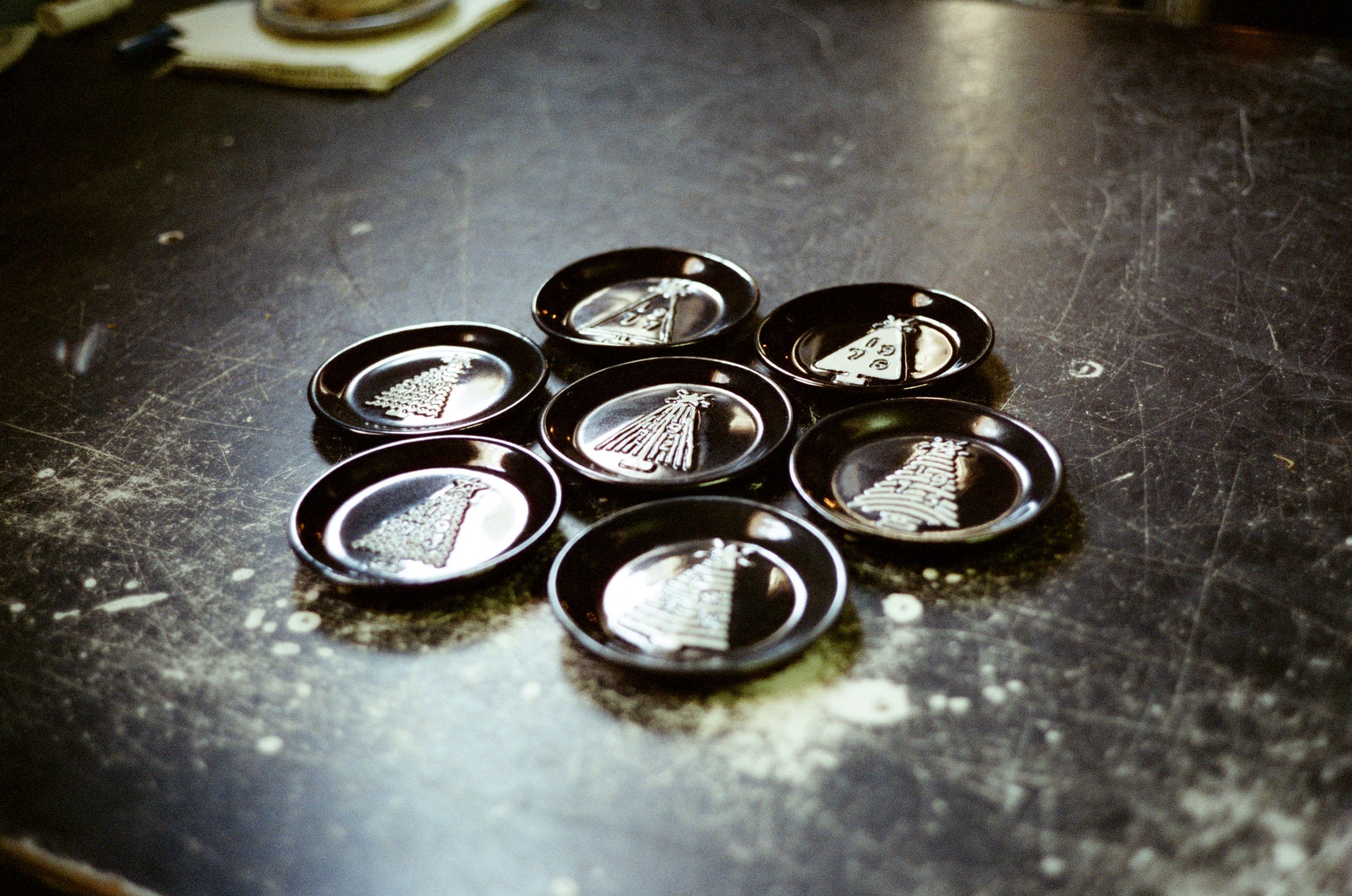 Vintage George Hadley Embossed Coaster