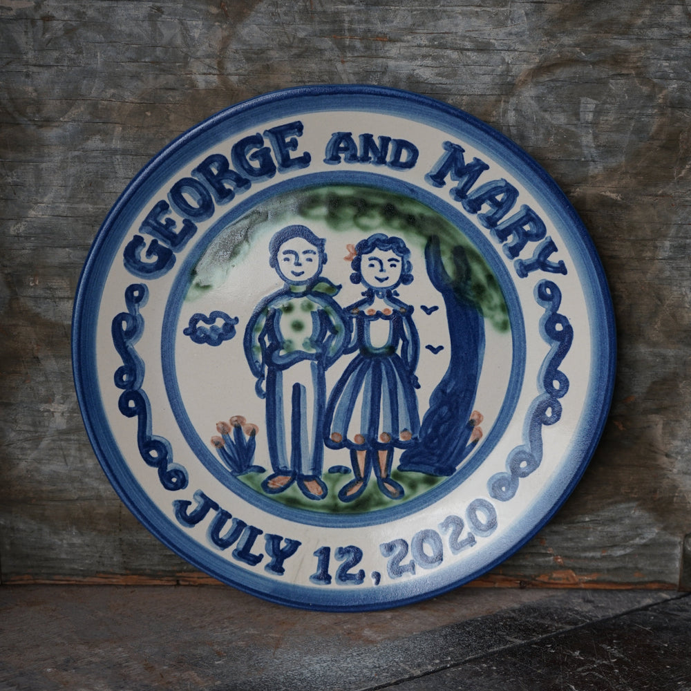 Personalized Wedding Plate