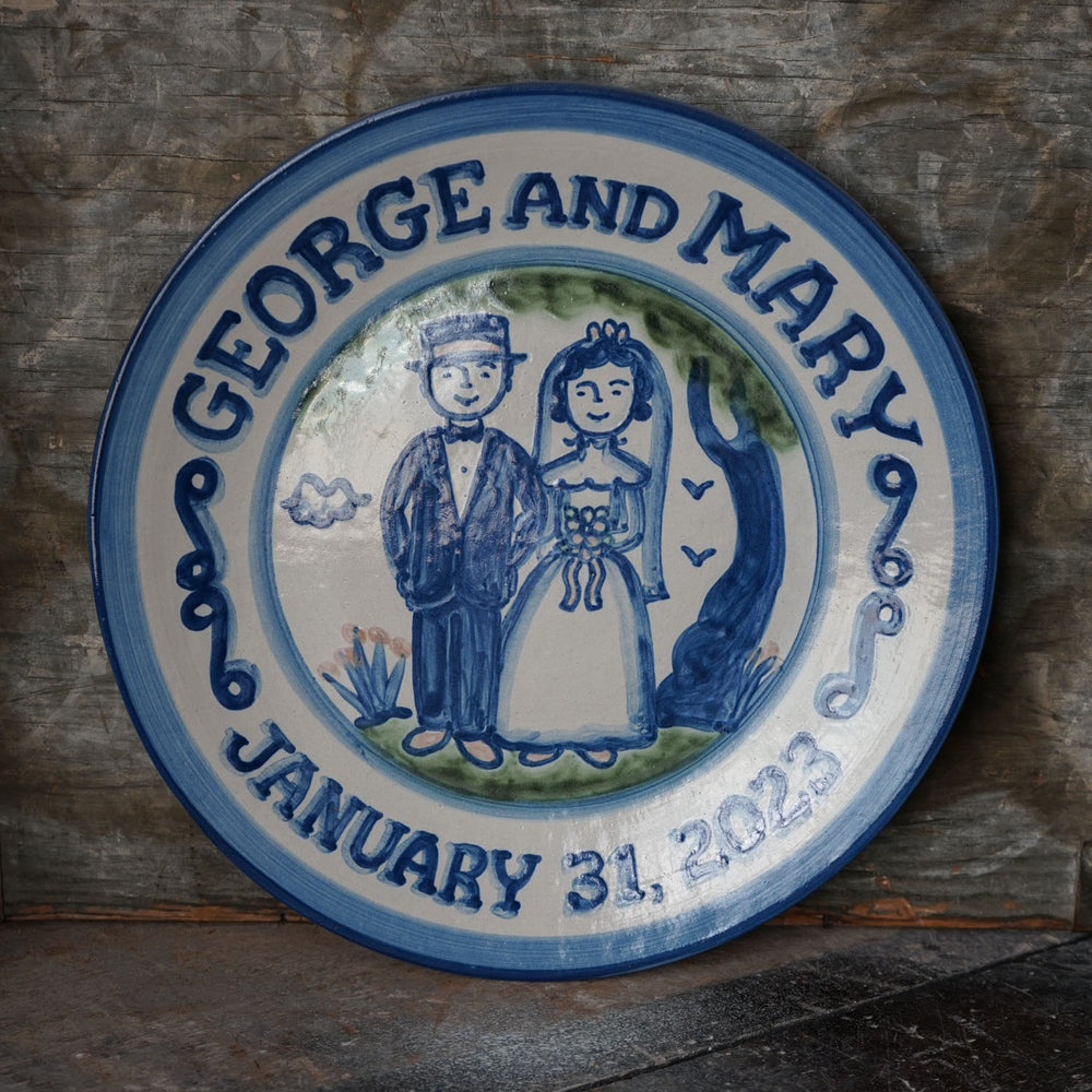 Personalized Wedding Plate