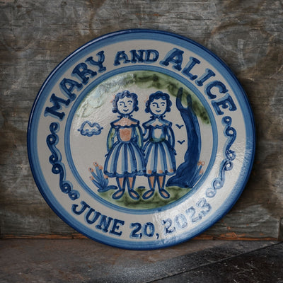 Personalized Wedding Plate