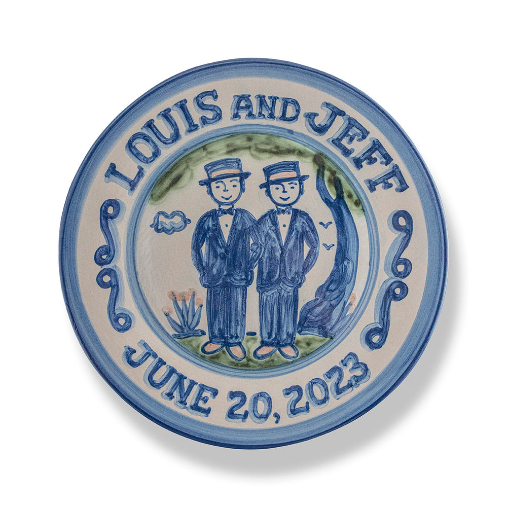 Personalized Wedding Plate