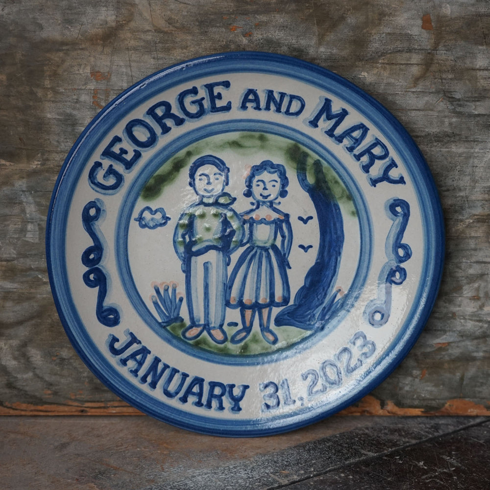 Personalized Wedding Plate
