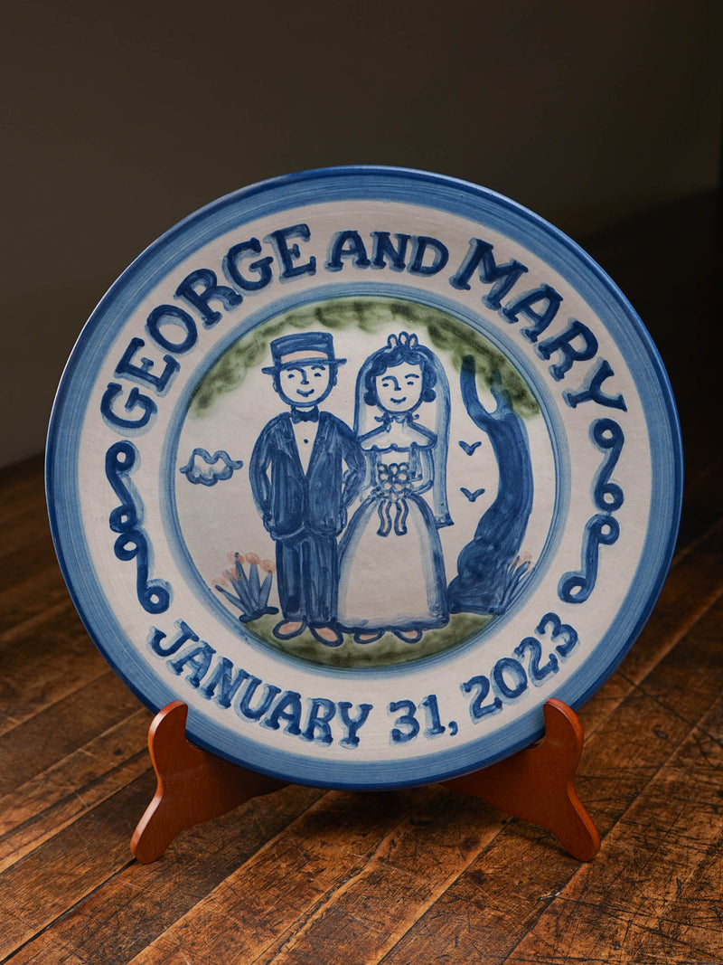 Personalized Wedding Plate