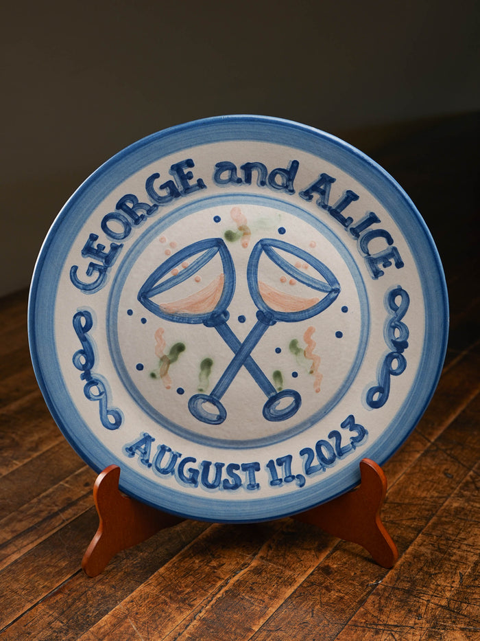Personalized Wedding Plate